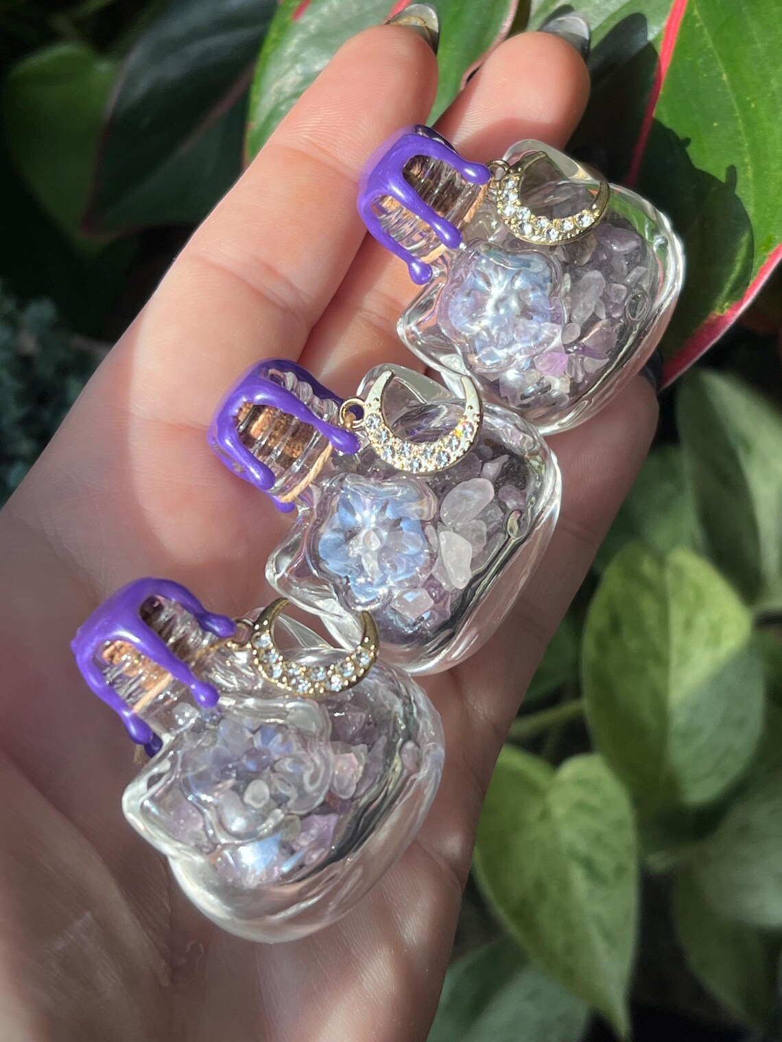 Mini Moonlit Familiar Amethyst Spell Jar - Intuition, Calm & Spiritual ...