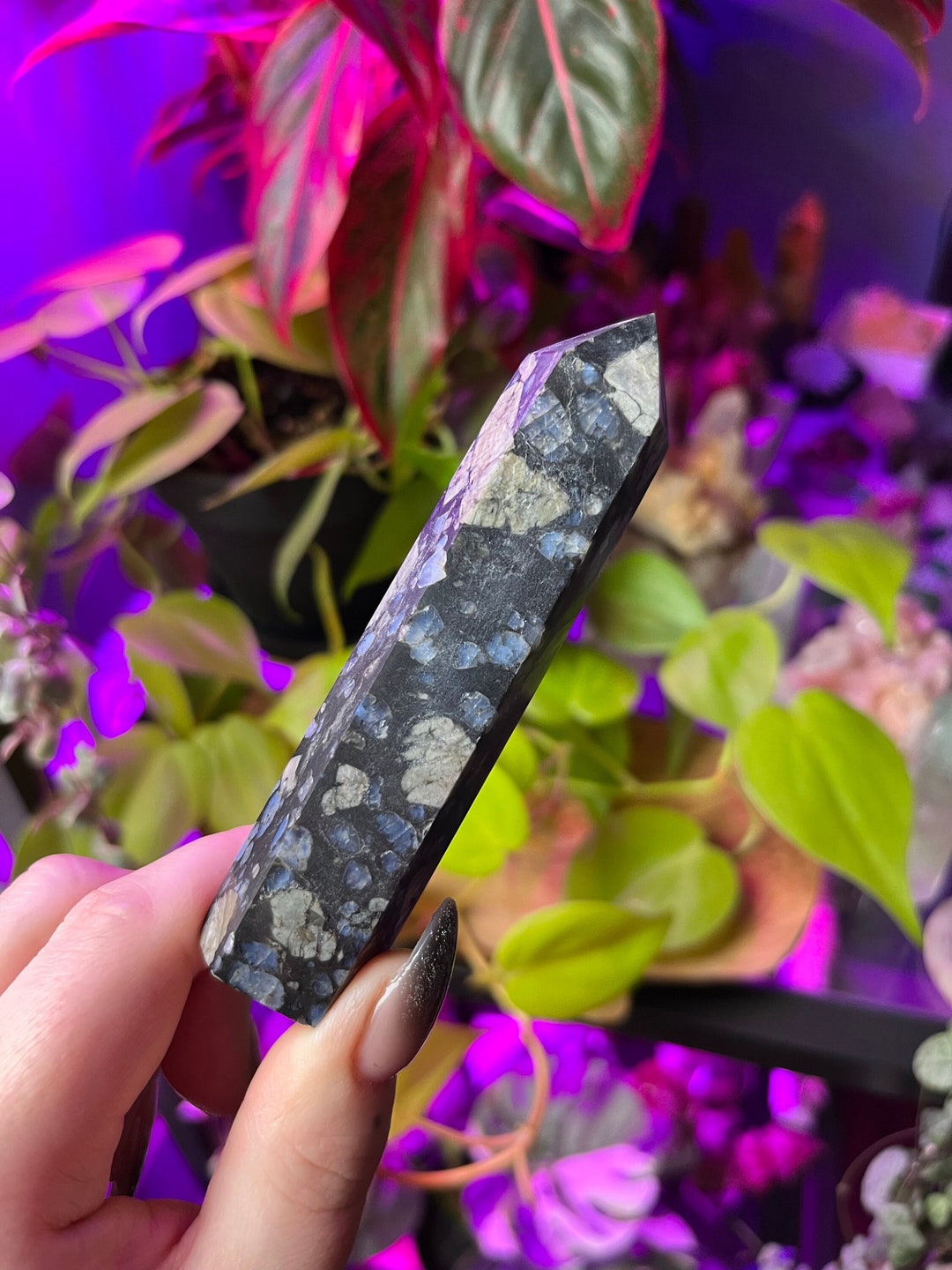 Que Sera Rhyolite Stone Crystal Tower - Etsy