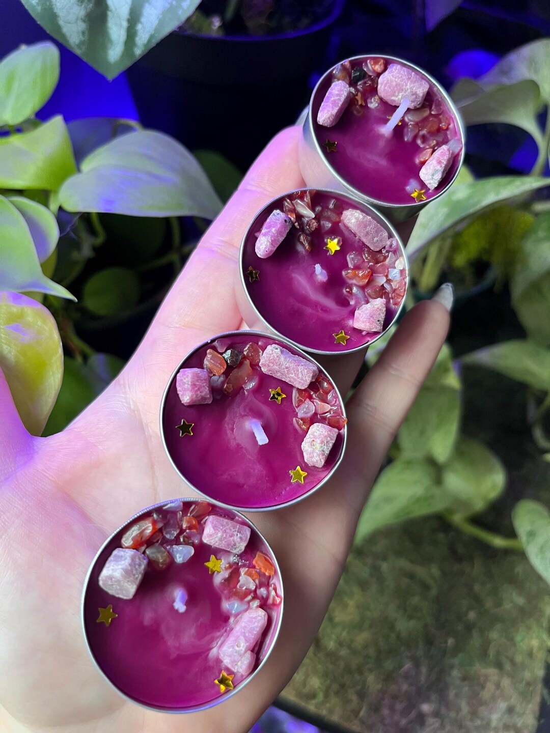 Cherry Enchantment Tea Light Candle - Etsy