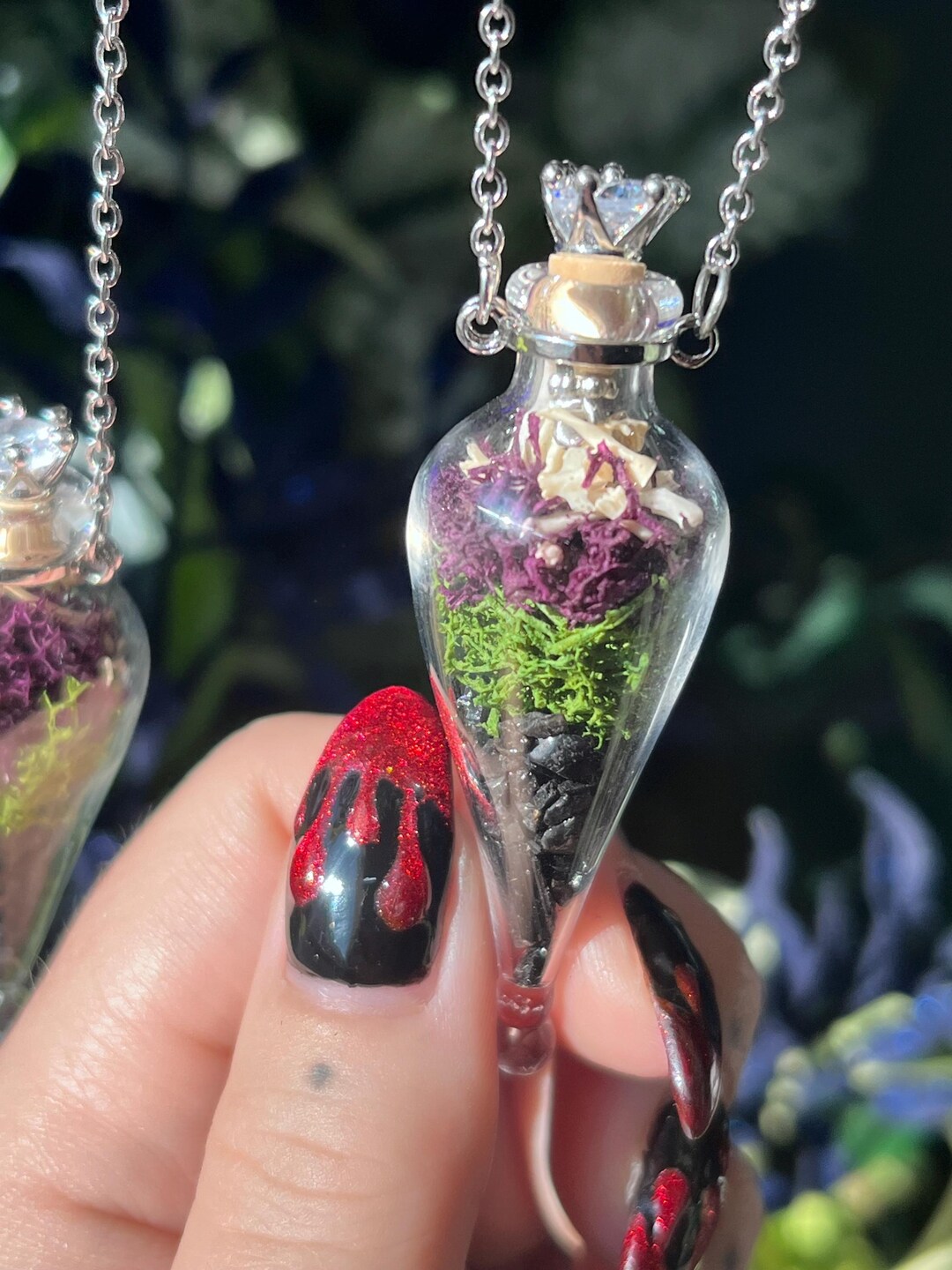 Hades Spell Jar Necklace – Greek God of the Underworld, Transformation ...