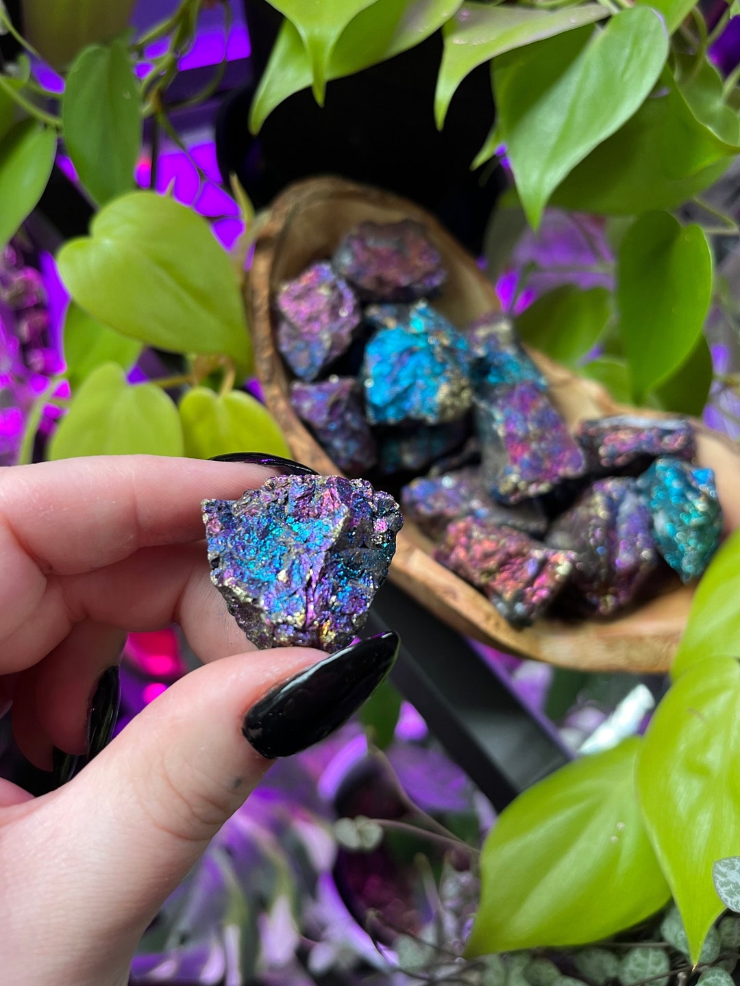 Raw Bornite Peacock Ore Crystal Specimen - Etsy