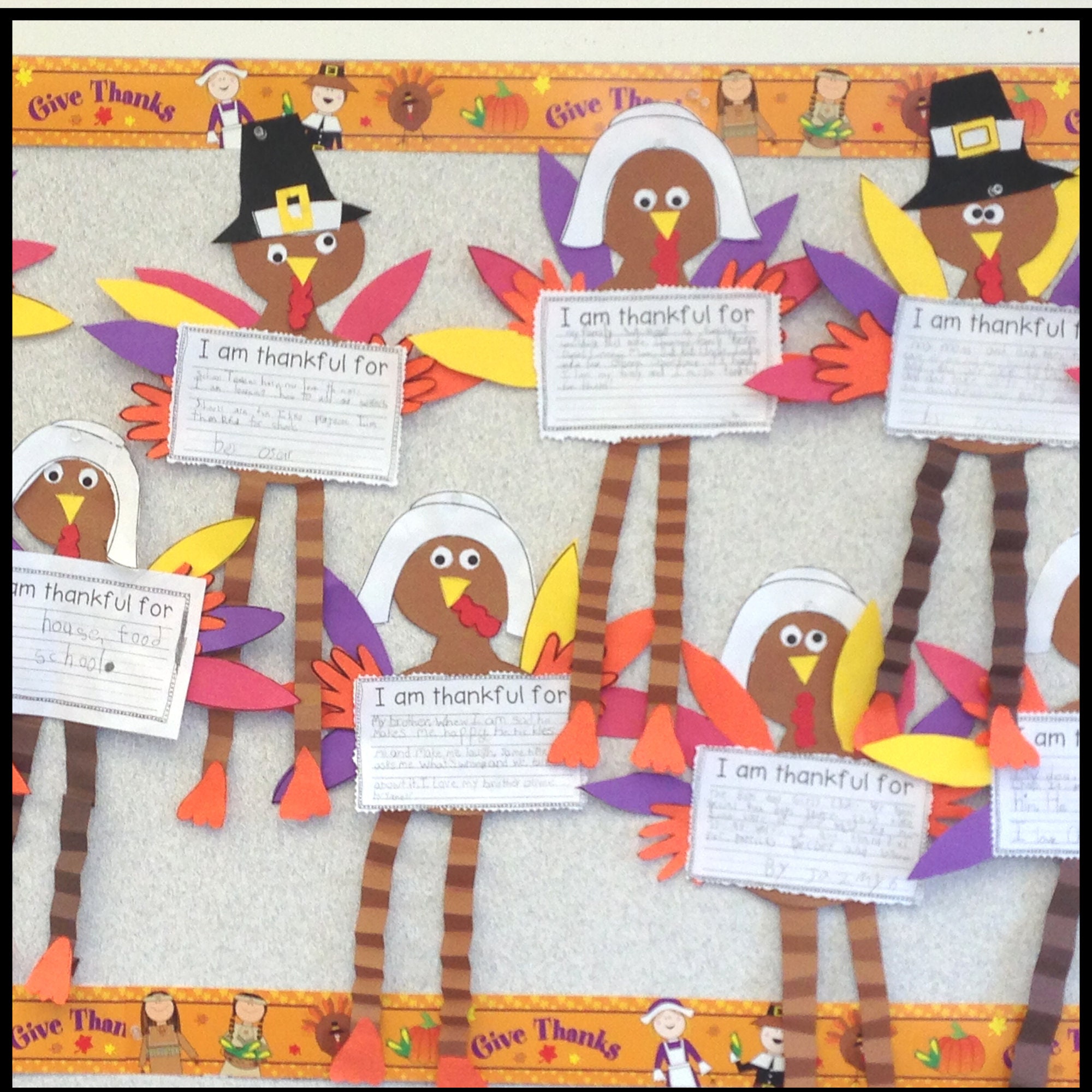 Thankful Turkey Writing Craft - Etsy