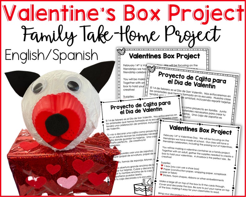 Valentine's Day Box Project Directions - Etsy