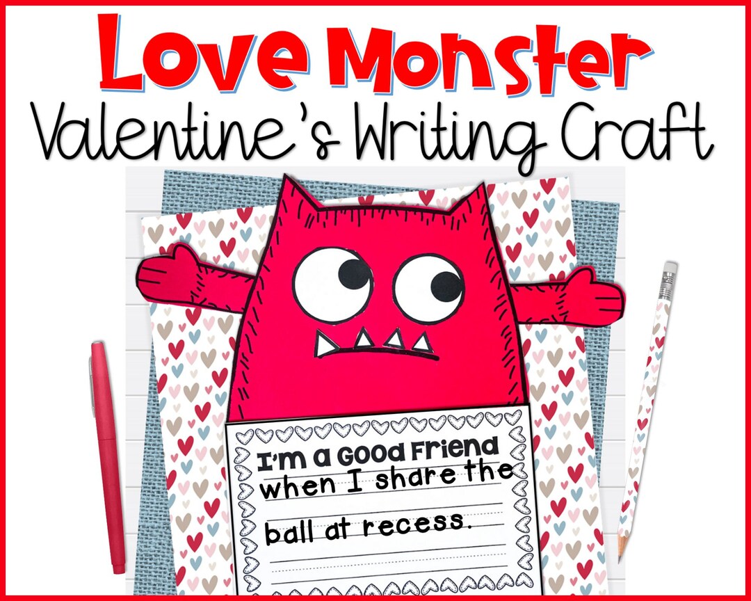 Love Monster Writing Craft Book Companion - Etsy