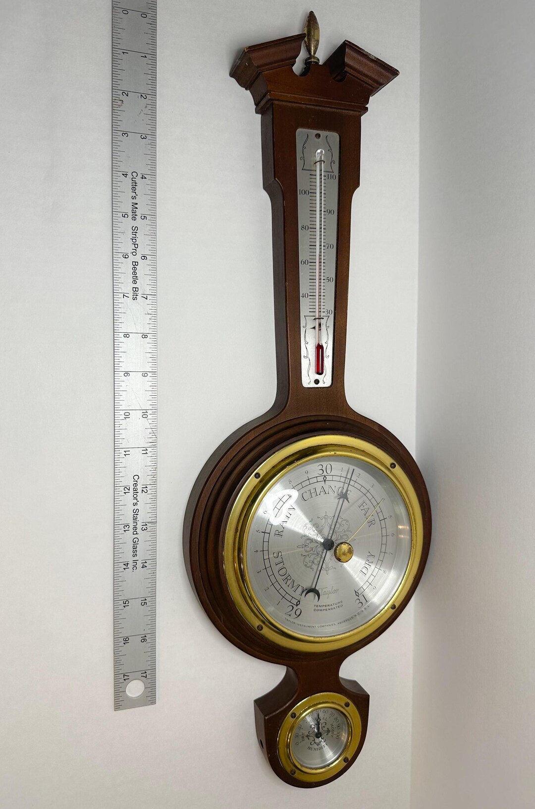 Taylor Weather barometer, Thermometer & Hygrometer Vintage - Etsy