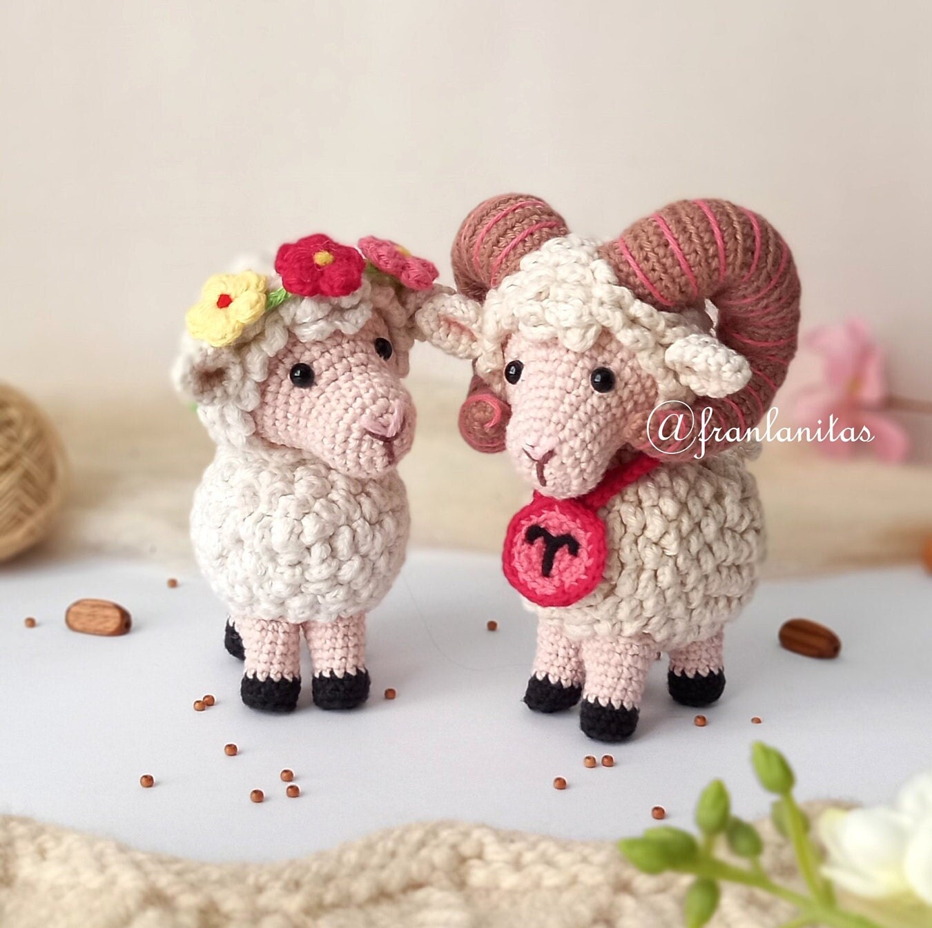 Aries Ram, Amigurumi Crochet Pattern (ESP/ENG), PDF File Format - Etsy
