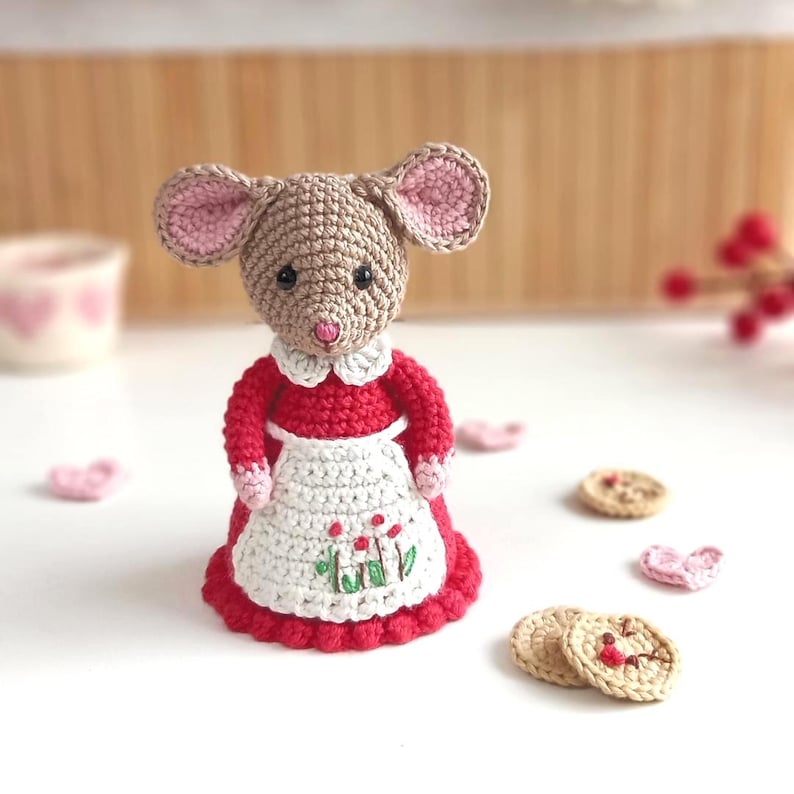Emma the Mouse, Amigurumi Crochet Pattern (ESP/ENG), PDF File Format - Etsy