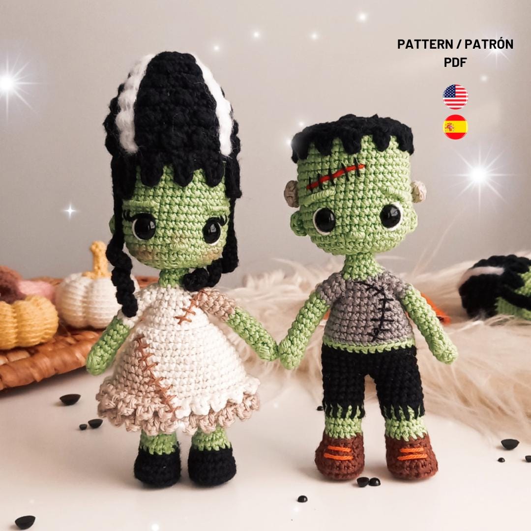 Frankenstein Pattern, Frankenstein Amigurumi, Monster Walloween ...