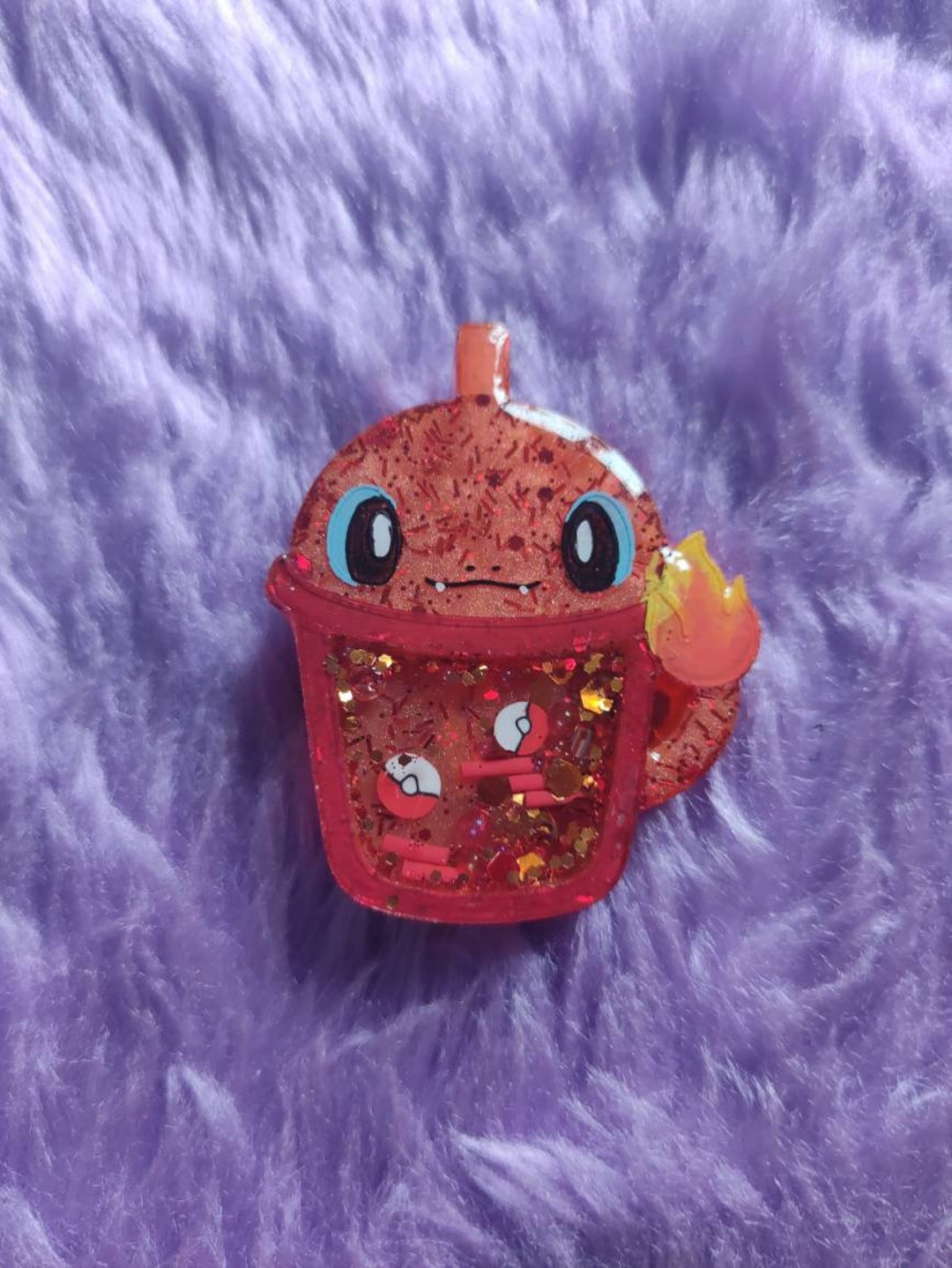 Brooch Pine Brooch Pokemon Pokémon Charmander Salamèche - Etsy