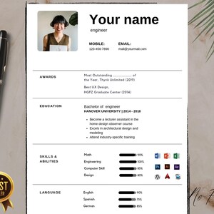 Bundle Set Cv Bundle Resume Bundle Resume Template Modern Resume ...