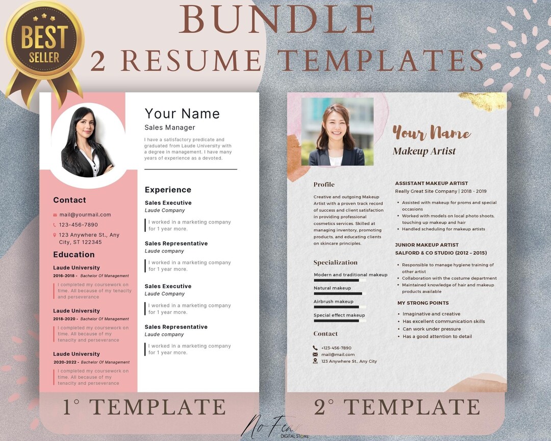 Bundle Set Cv Bundle Resume Bundle Resume Template Modern Resume ...