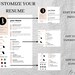Resume Template Modern Resume Template Word & Mac Apple Pages - Etsy