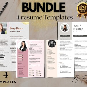 Bundle Set Cv Bundle Resume Bundle Resume Template Modern Resume ...
