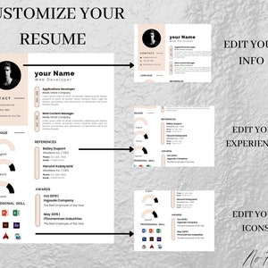 Bundle Set Cv Bundle Resume Bundle Resume Template Modern Resume ...