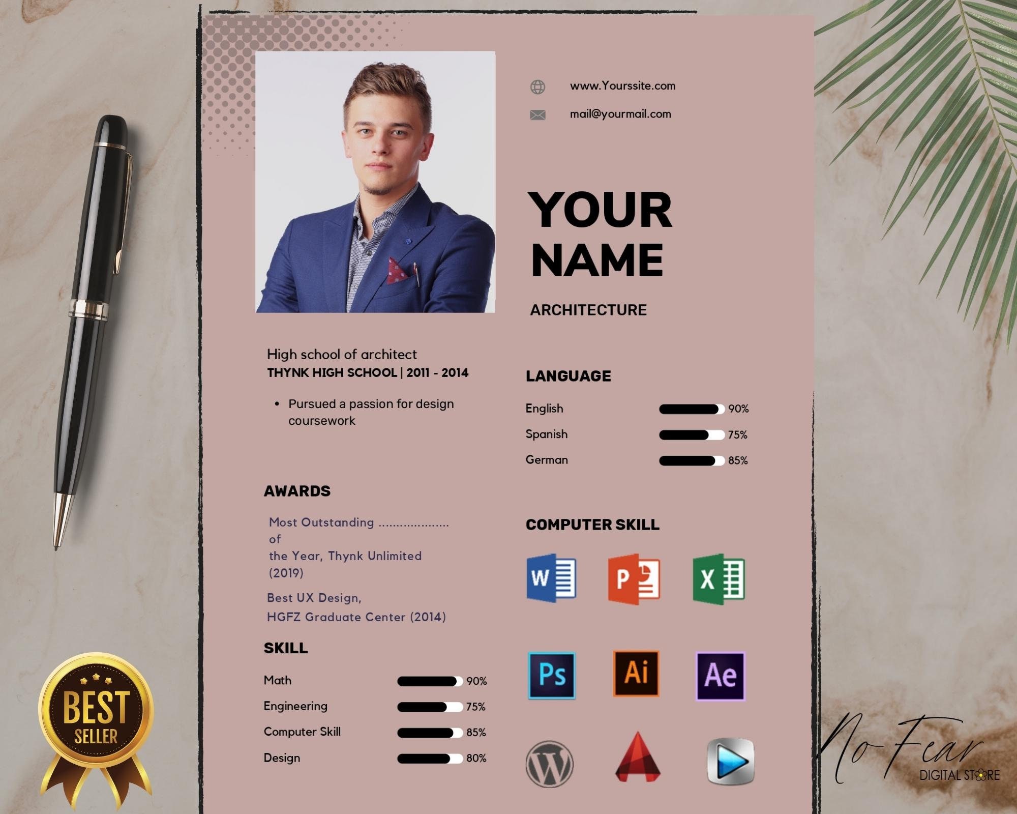 Bundle Set Cv Bundle Resume Bundle Resume Template Modern Resume ...