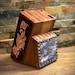 Custom Leather Knife Block - Etsy