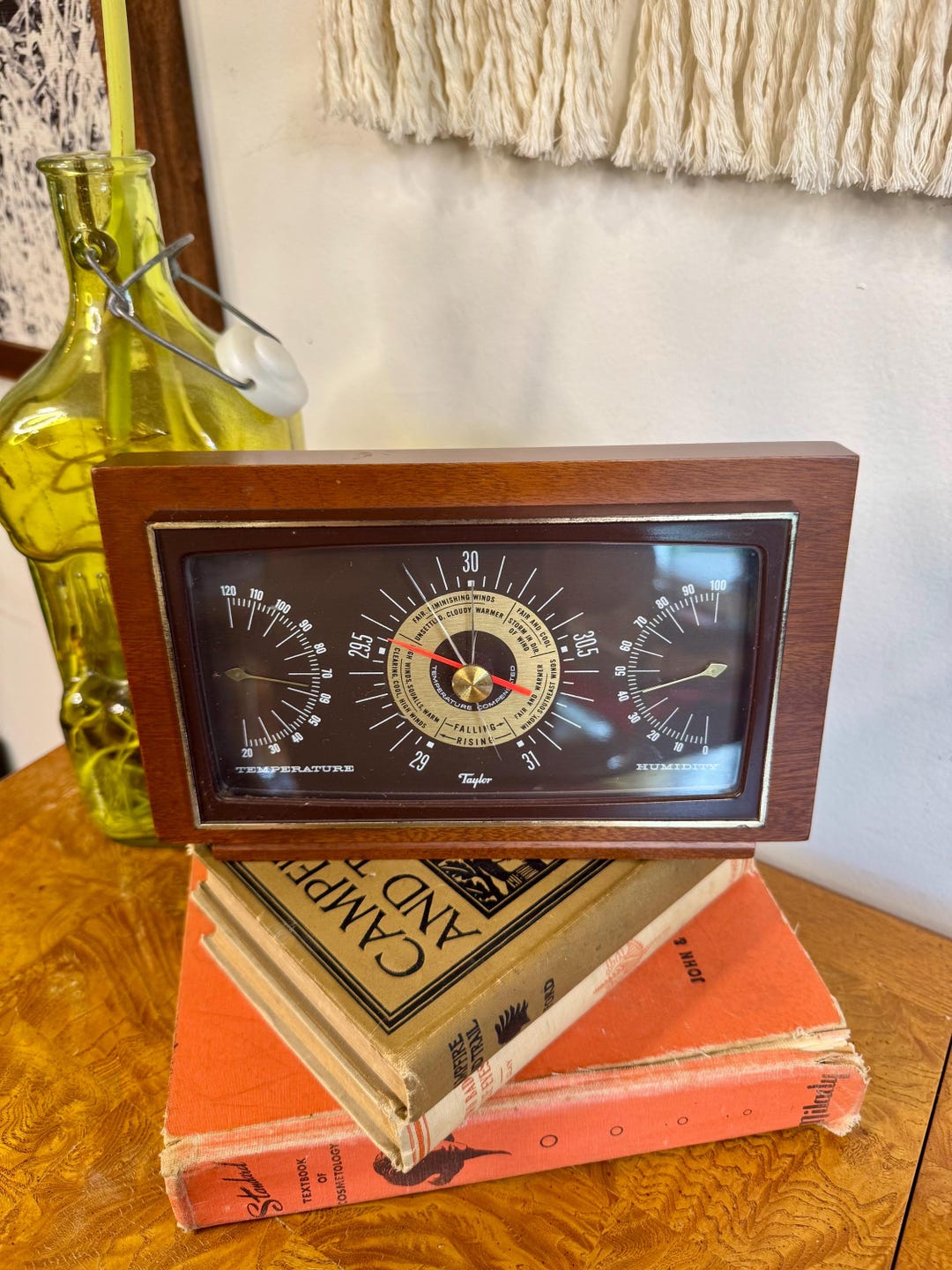 Vintage MCM Taylor Tabletop Barometer, Thermometer, and Humidity Gauge ...