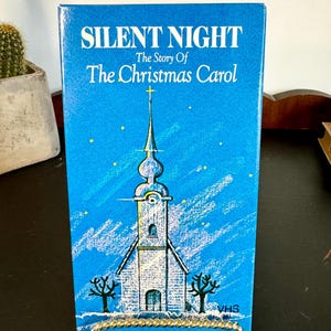 Vintage VHS Tape silent Night: the Christmas Carol Retro Video ...