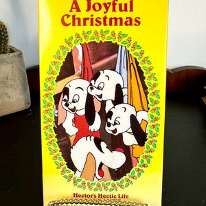 Vintage VHS Tape a Joyful Christmas Retro Video Cassettes Nostalgic ...
