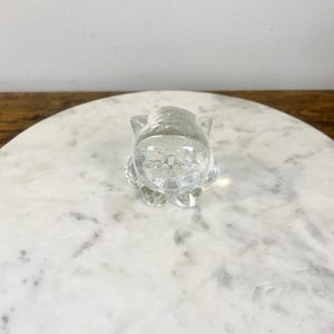 Vintage Mid Century Goebel Glass Owl Paperweight Retro Owl Figurine ...