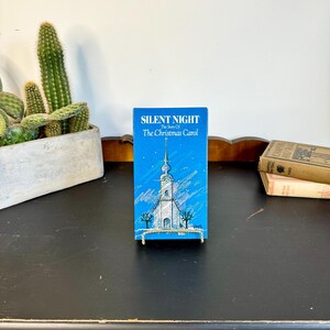 Vintage VHS Tape silent Night: the Christmas Carol Retro Video ...