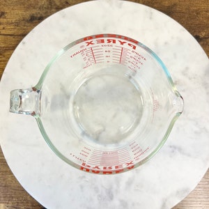 Vintage Pyrex 532 4 Cup Glass Measuring Pitcher Retro Kitchenalia Gift ...