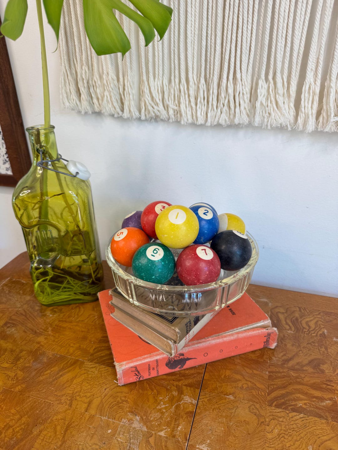 Vintage Pool Balls; CHOOSE ONE; Retro Billiard Balls; Mid Century Game ...