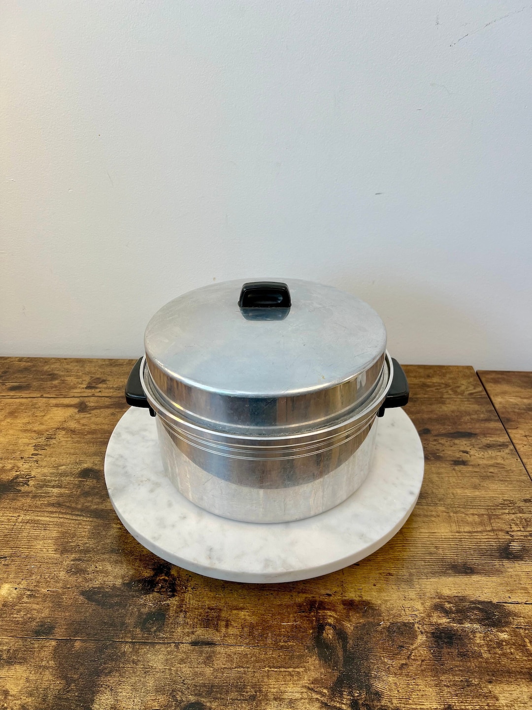 Vintage 1950's De Luxe Aluminum Ware 5 Quart Pot W/ Lid Retro ...