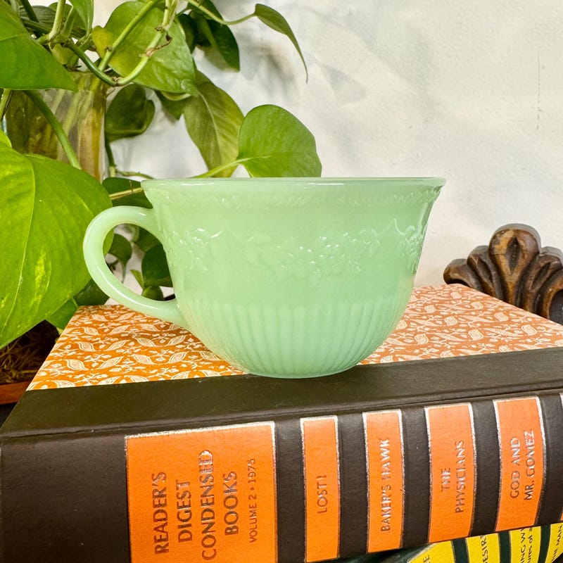 Jadeite Cup - Etsy