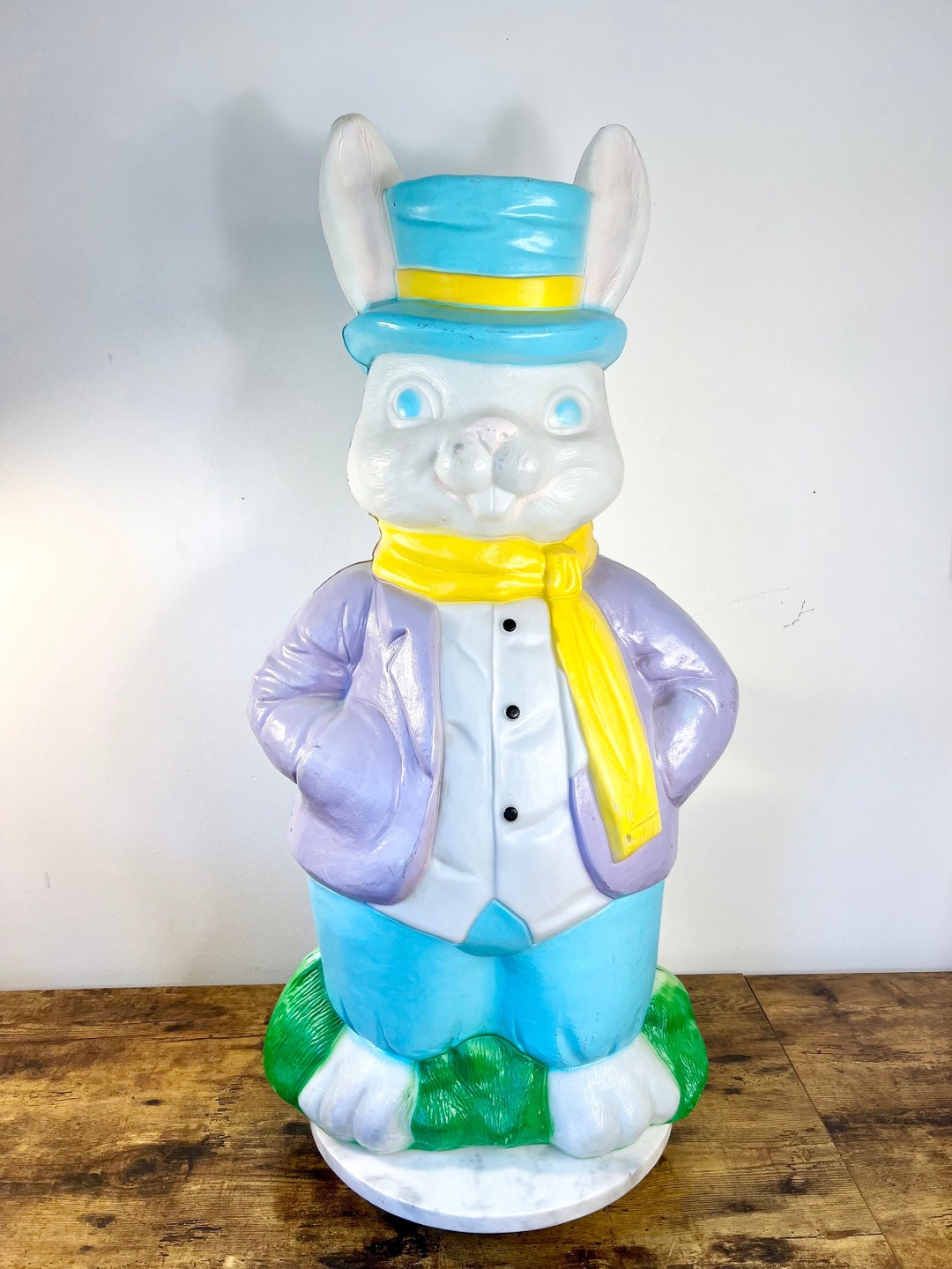 Vintage Empire 35 Mr Easter Bunny Blow Mold Retro Outdoor Light up ...