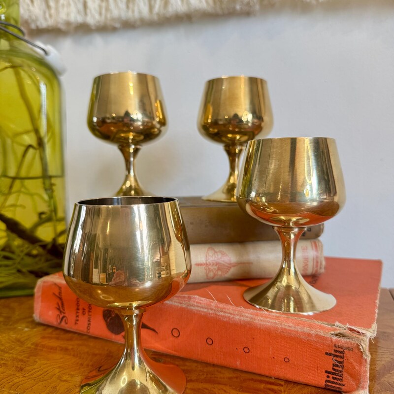 Brass Goblet - Etsy