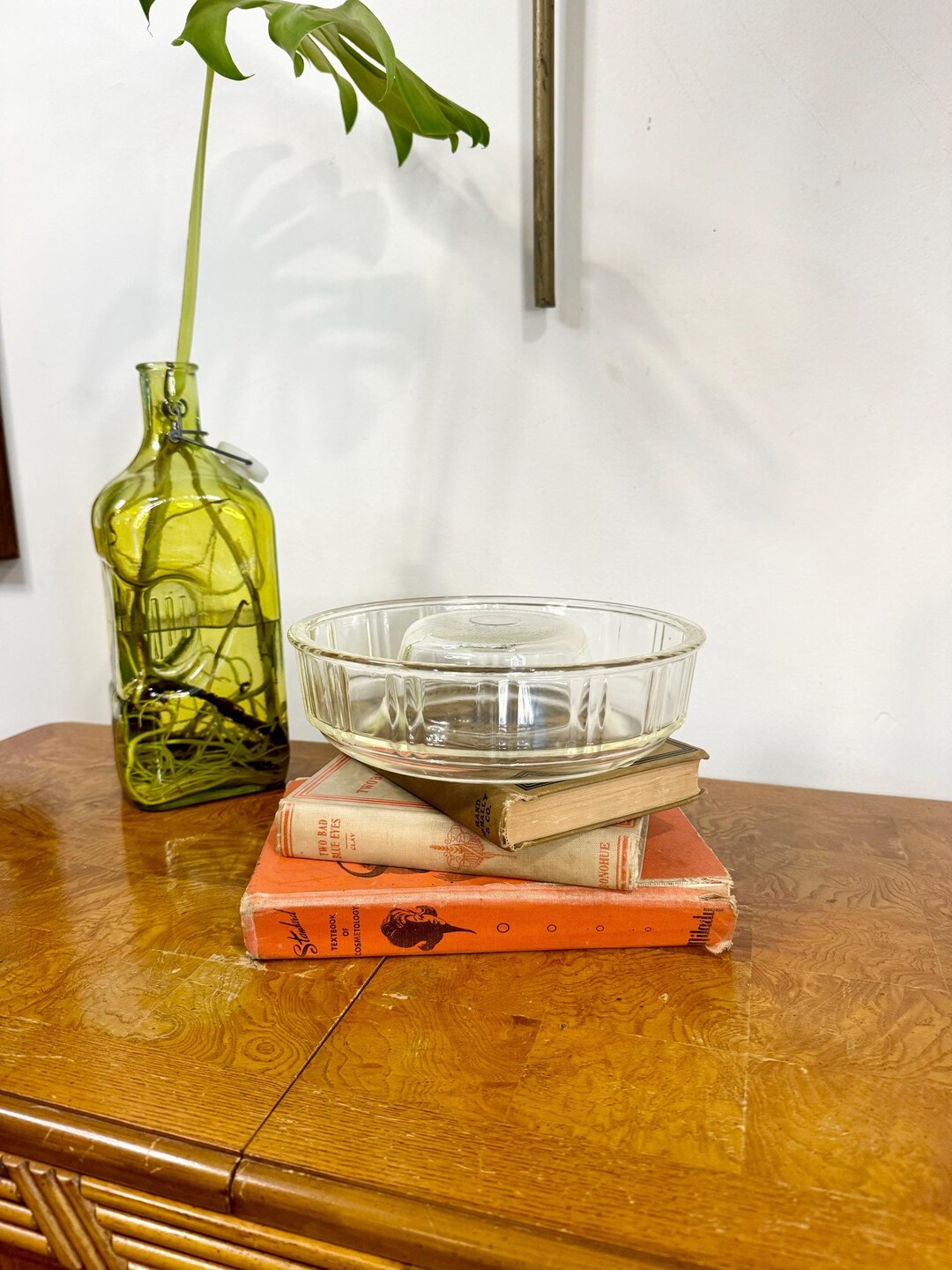 Vintage Queen-anne Glasbake Clear Glass Bundt Pan; Retro Kitchenalia ...