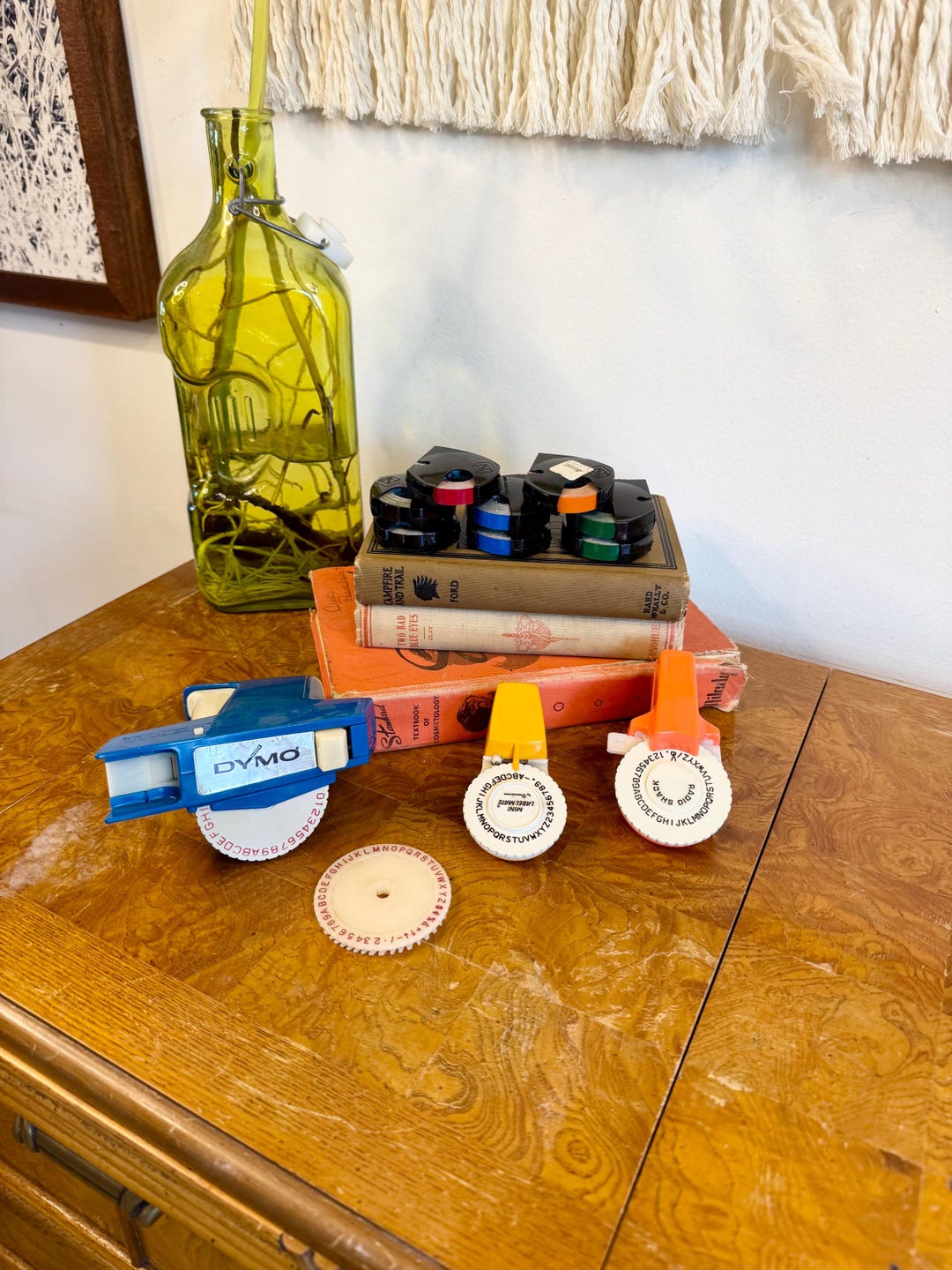 Vintage 1970's Embossing Label Makers & Tape BUNDLE; Retro Organization ...