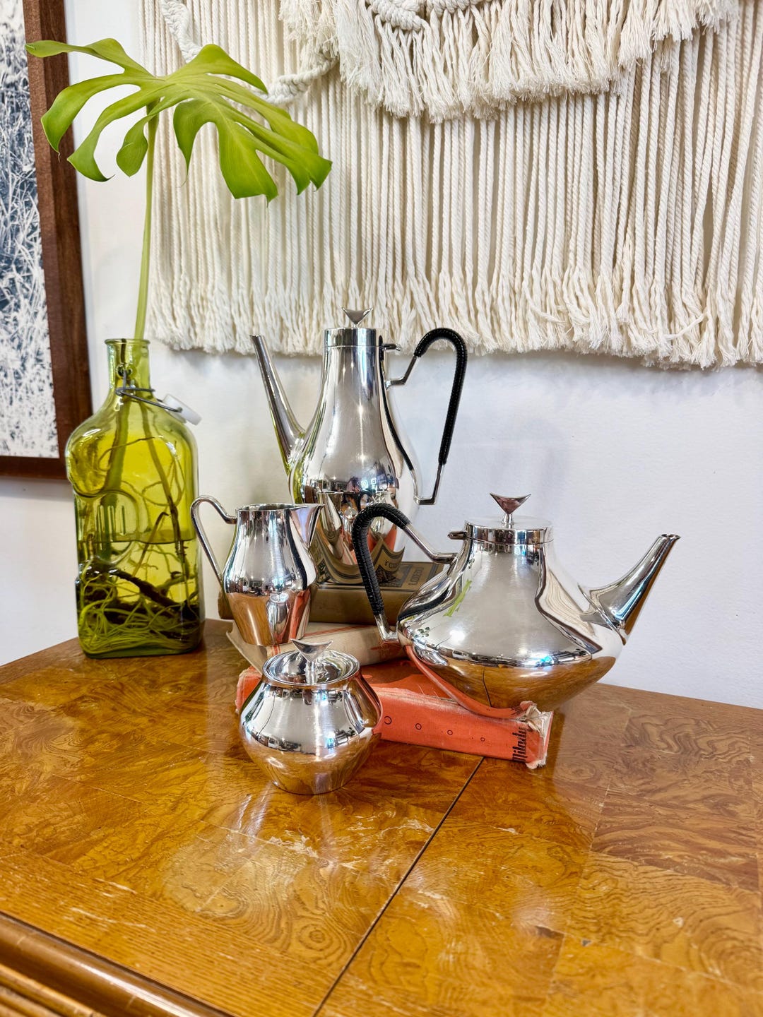 Vintage 1950's John Prip Reed & Barton Denmark Silverplate 4 Piece ...