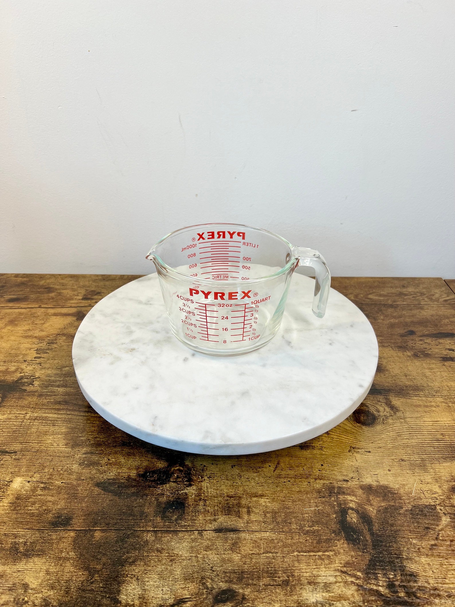 Vintage Pyrex 532 4 Cup Glass Measuring Pitcher Retro Kitchenalia Gift ...