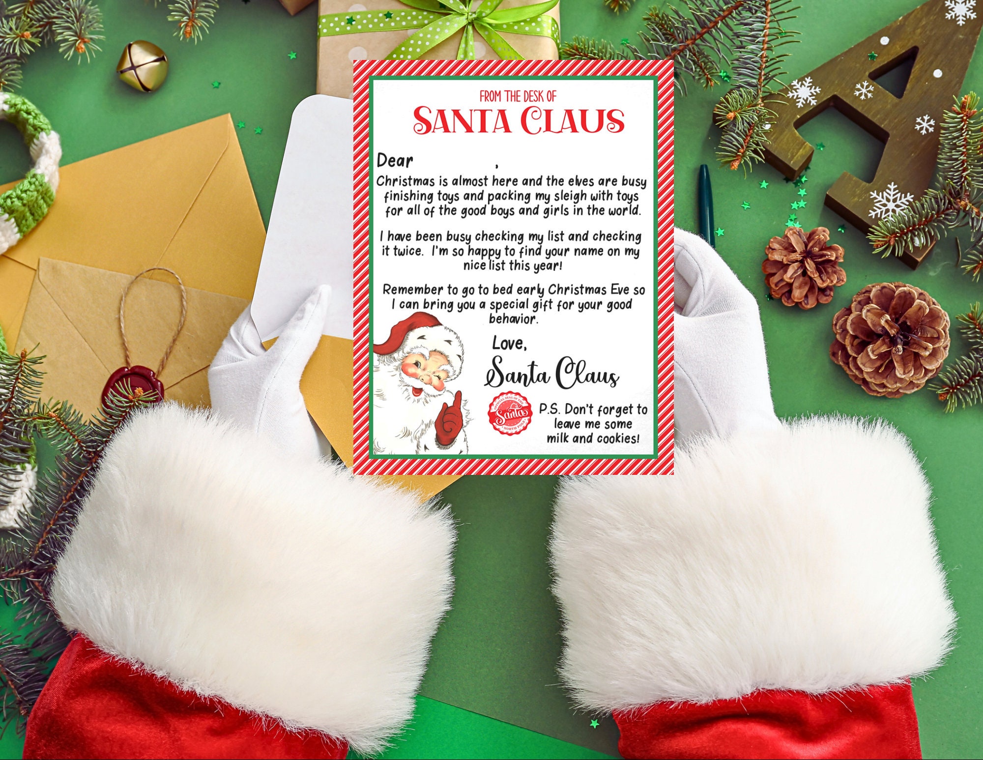 Santa Letters Printable Bundle - Etsy