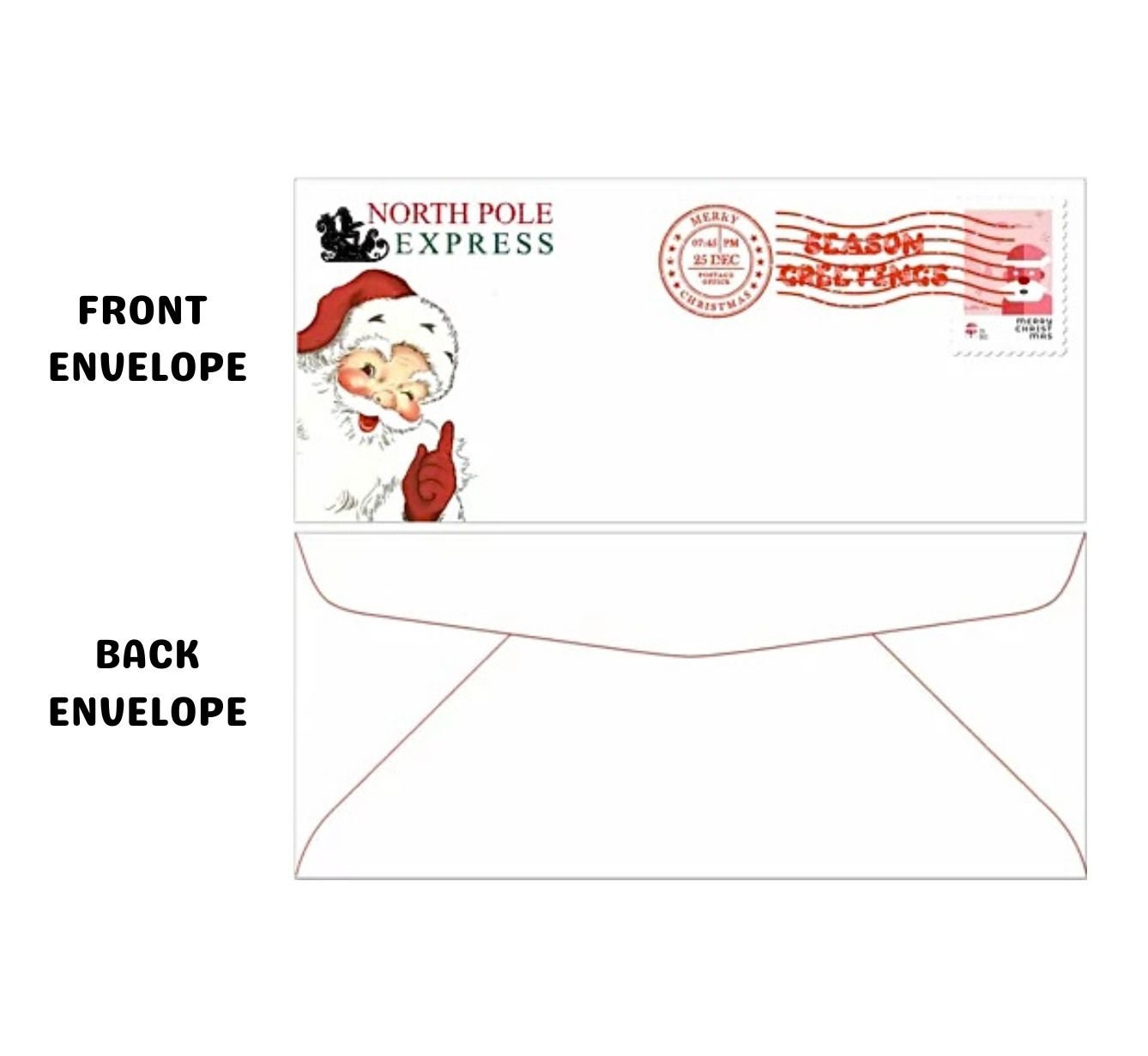 Santa Letters Printable Bundle - Etsy