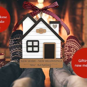 Personalized 2023 New Home Ornament, House Warming Gifts New Home Ornament Graphic, Personal ...