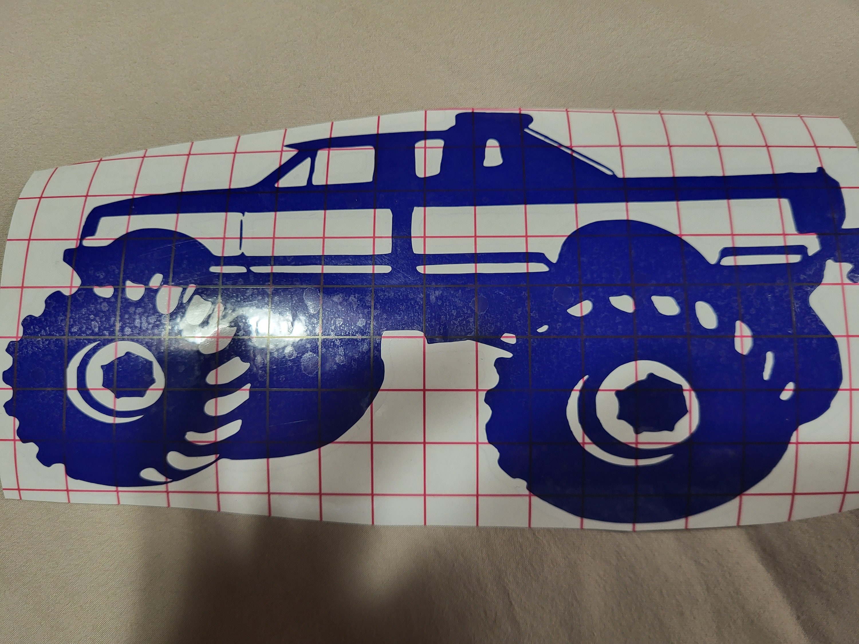 4x4 Monster Truck Decal - Etsy
