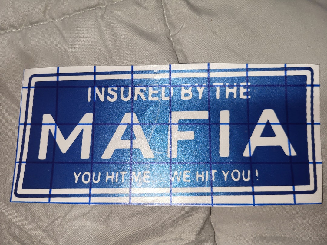Protected by the Mafia Decal - Etsy