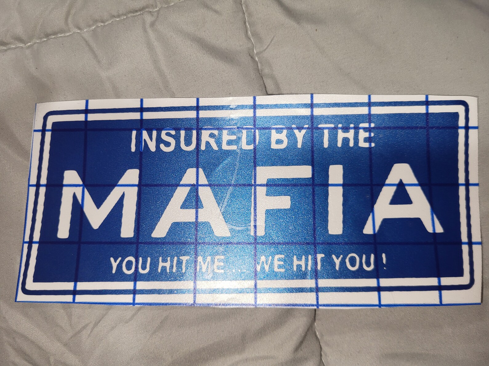 Protected by the Mafia Decal - Etsy