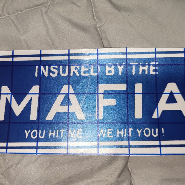 Mafia Decal - Etsy