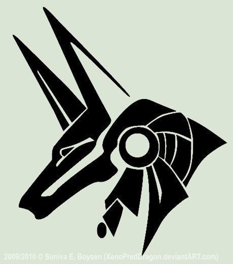 Anubis Egyptian Decal - Etsy
