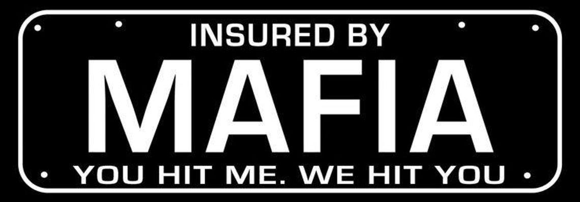 Protected by the Mafia Decal - Etsy