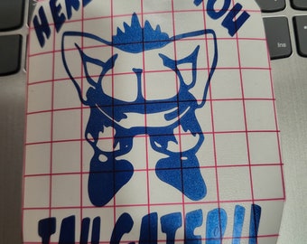 Back Off, Road Rage, Tail Gating Decal, Angry Duck Road Rage Sticker ...