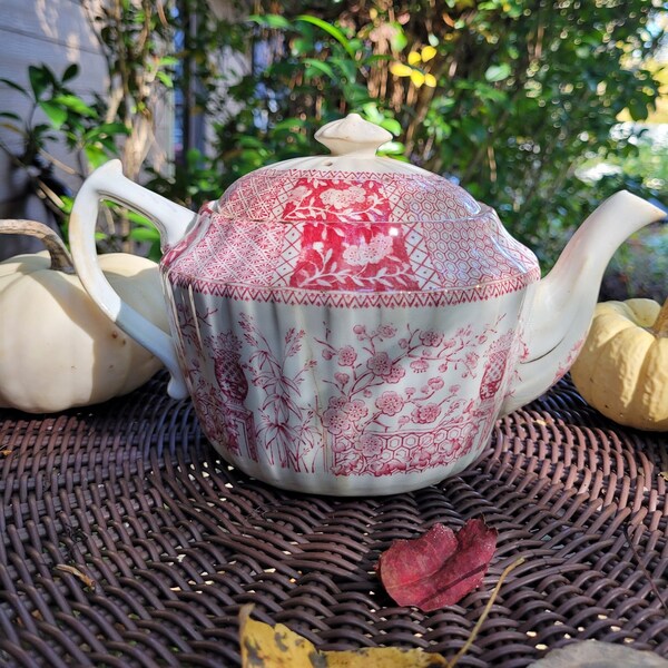 Red Transferware - Etsy