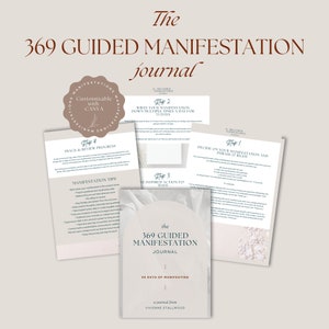 369 Method Manifesting Journal Manifestations Planner Digital INSTANT ...