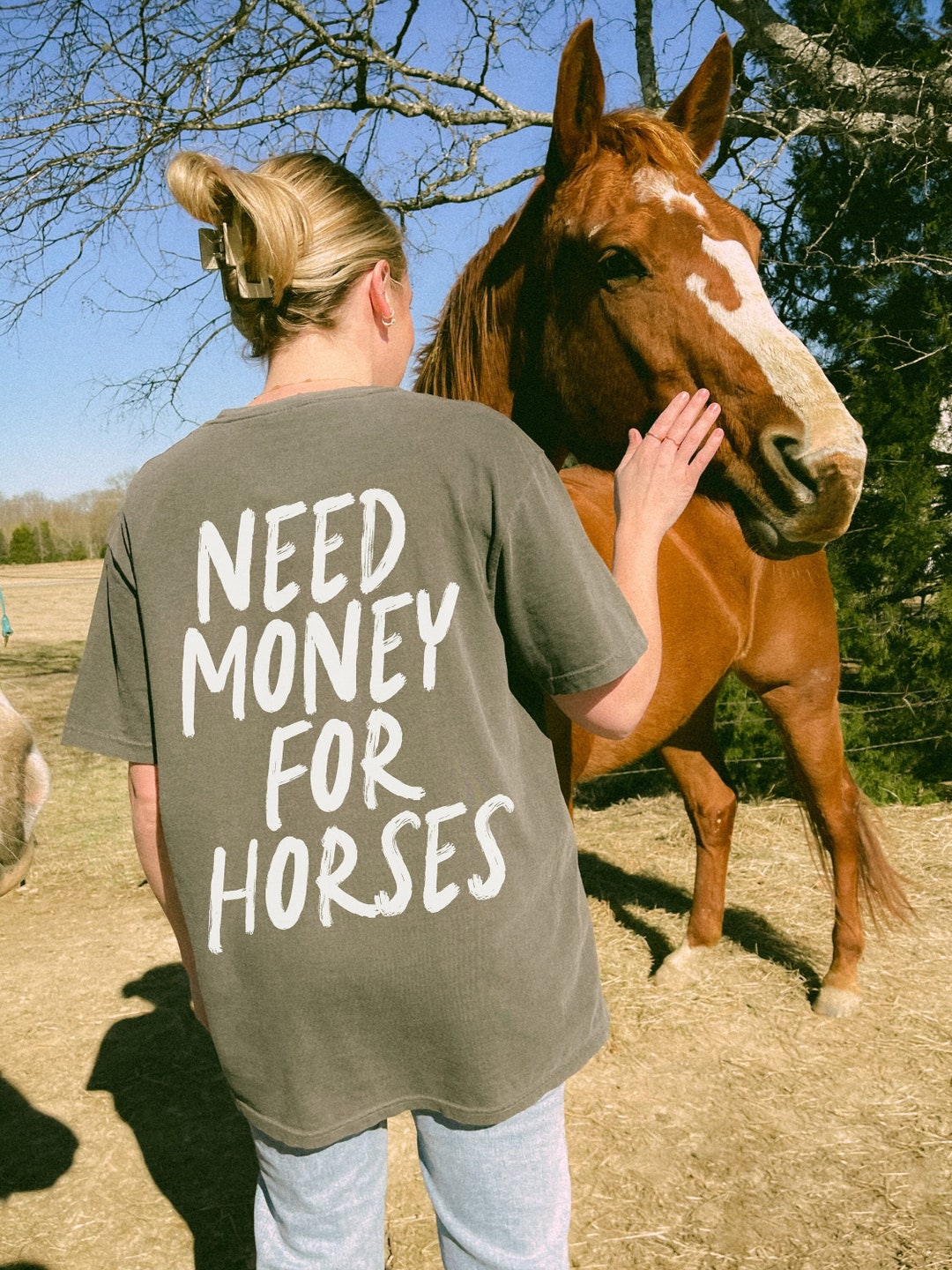 Need Money for Horses Comfort Colors Shirt Equestrian Horse Lover ...