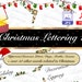 Christmas Hand Lettering Practice Set, Letter to Santa Template ...