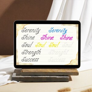 Hand Lettering Practice Set, Handwriting Improvement, Calligraphy ...